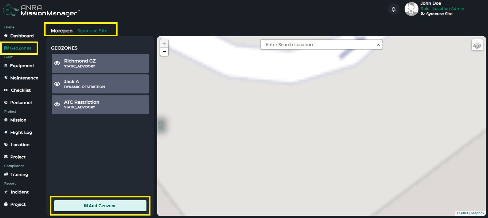 GeoZone – ANRA Technologies