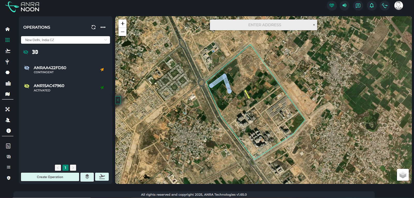 Create Operations (Web) – ANRA Technologies